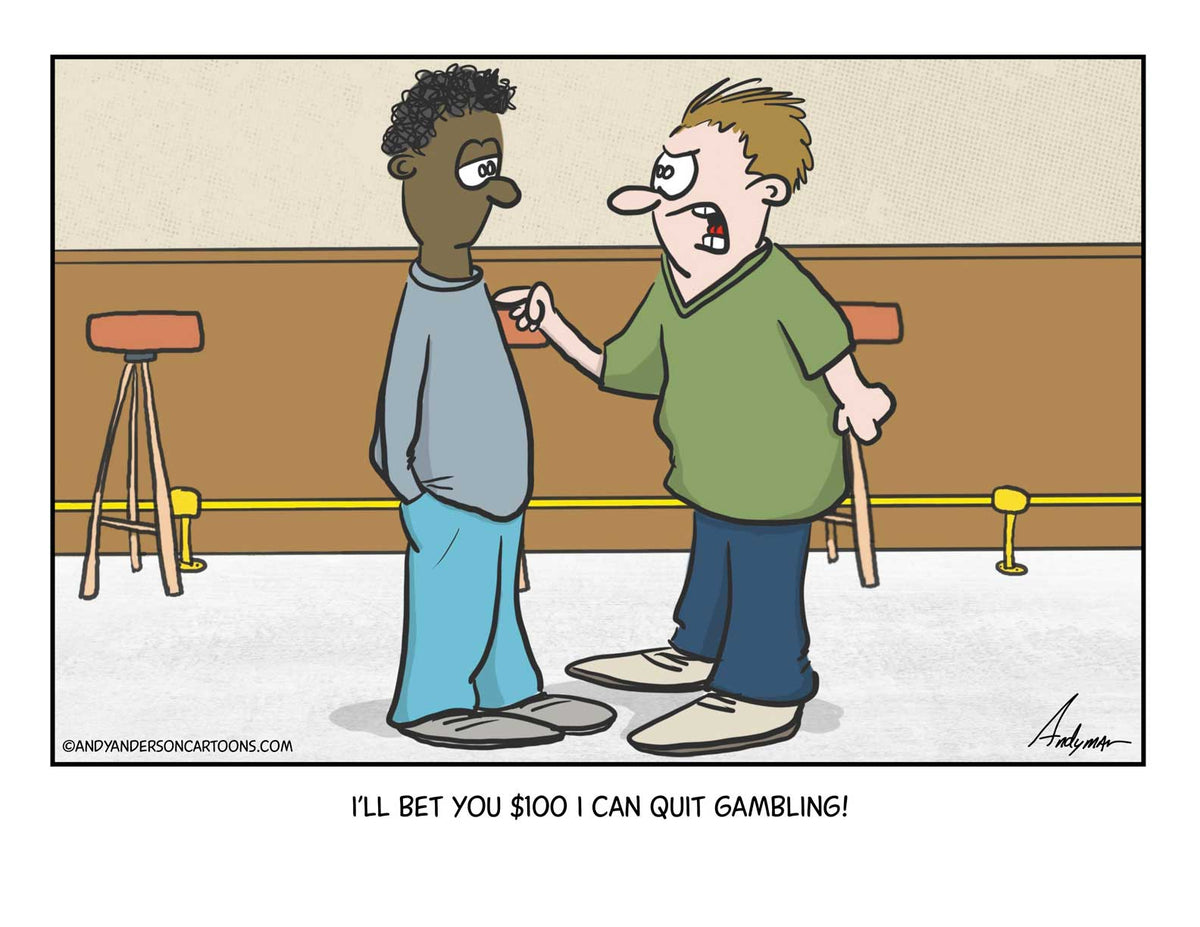 Gambling Cartoon | Andy Anderson Cartoons