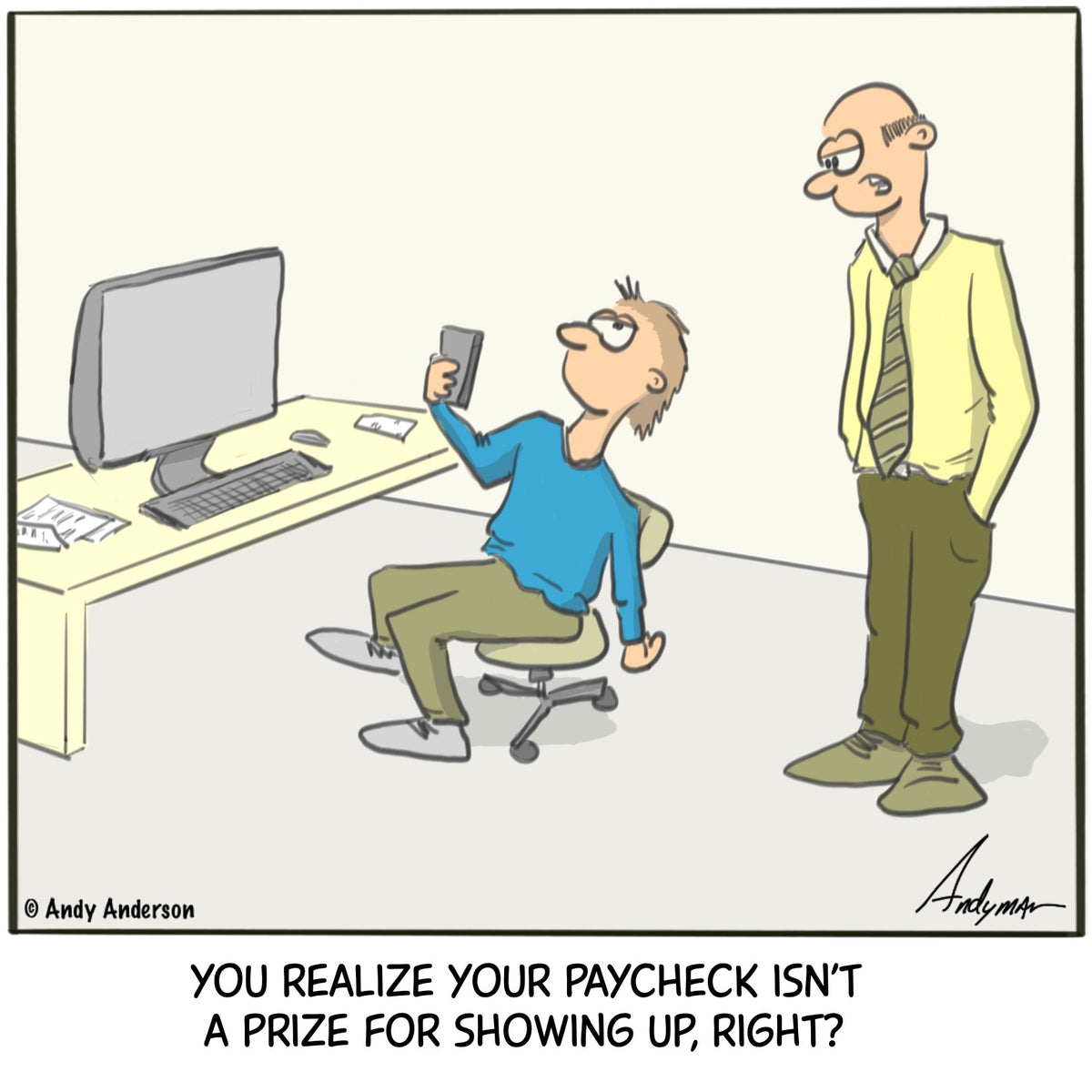 Cartoon/meme about your paycheck – Andy Anderson Cartoons
