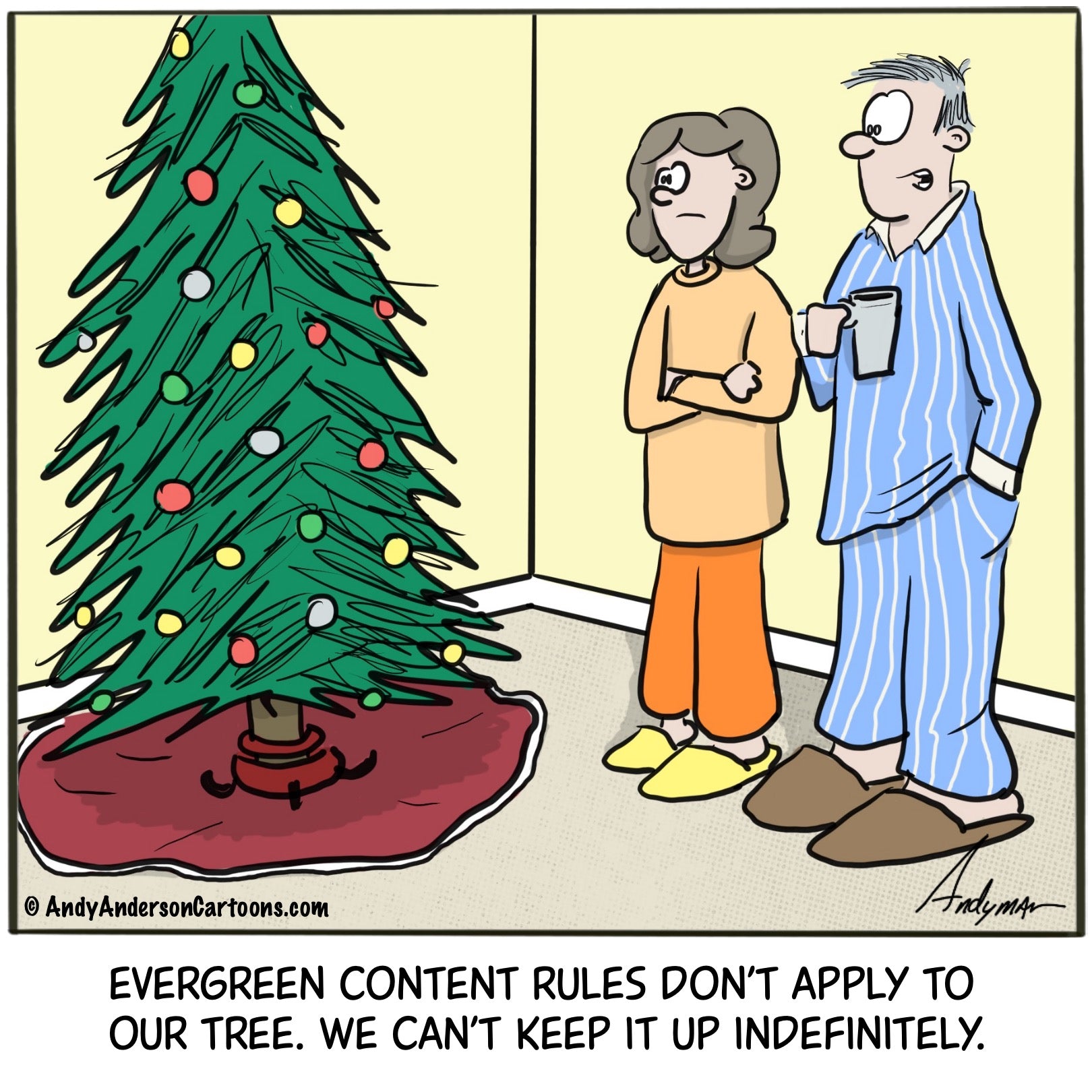 Cartoon Evergreen Trees A Cartoon Style Evergreen Tree, Encased Within