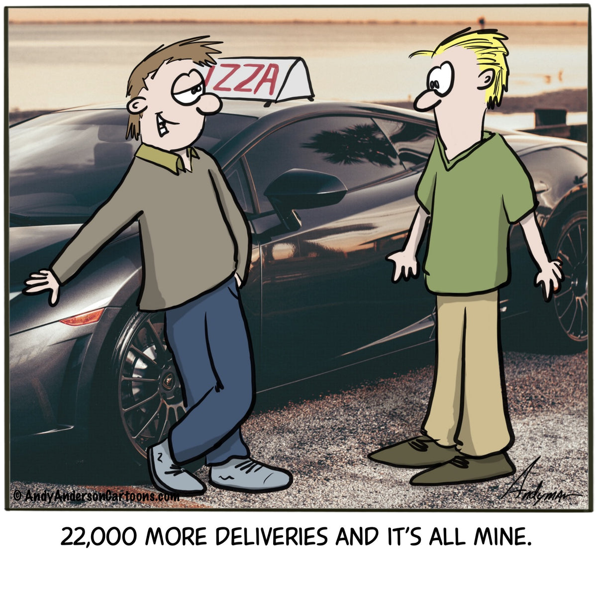 Single Panel Cartoon About Food Delivery | Andy Anderson – Andy ...